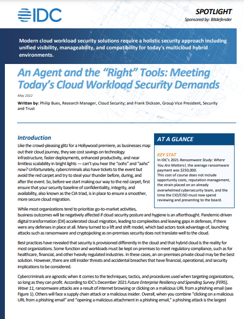 IDC Vendor Spotlight: An Agent and the "Right" Tools: Meeting Today's ...