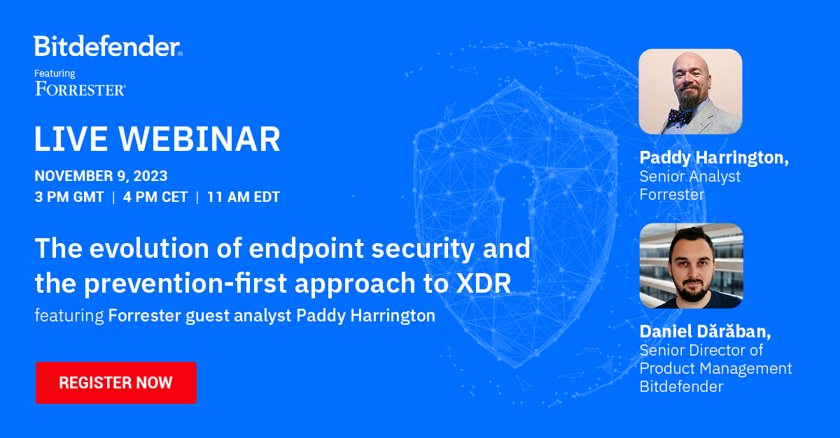 The evolution of endpoint security and the prevention-first approach to XDR featuring Forrester ...